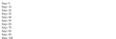 Php For Döngüsü Örnekleri Web Tasarım And Programlama