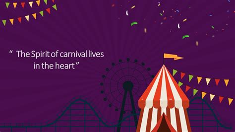 Carnival Themed PPT Template SlideKit