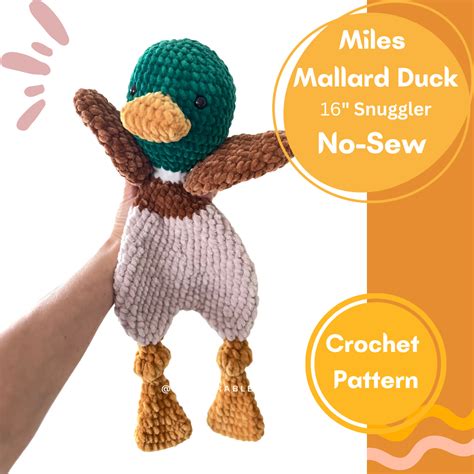 Crochet Pattern For A Duck At Georgia Ramsey Blog