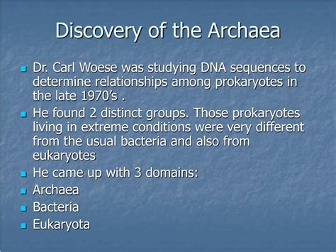 Ppt The Archaeans Powerpoint Presentation Free Download Id6702705