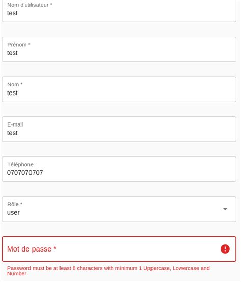 Password Complexity Issue While Adding New User · Issue 376 · Pwndocpwndoc · Github