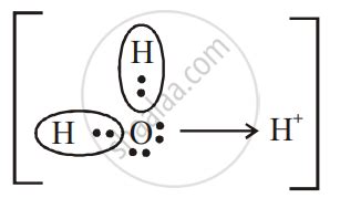 Draw The Electron Dot Diagram Of Hydionium Ion H O Chemistry Shaalaa