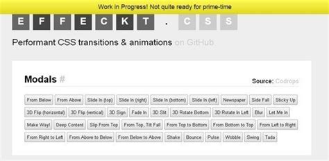 12 Css Effects Libraries For Developers