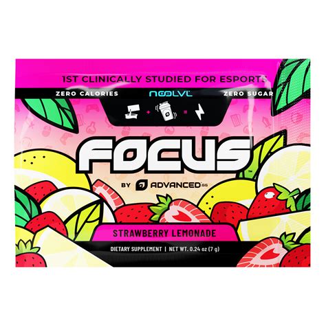 Focus Strawberry Lemonade Sachet