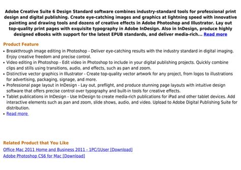 Adobe Cs6 Design Standard Download PPT