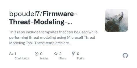 Github Bpoudel7firmware Threat Modeling Template This Repo Includes Templates That Can Be