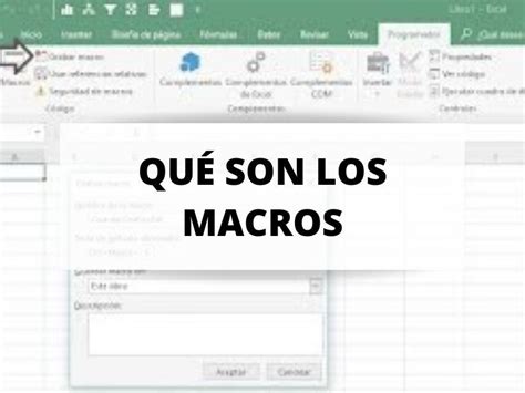 descubre cómo crear macros en excel guíaburros microsoft excel