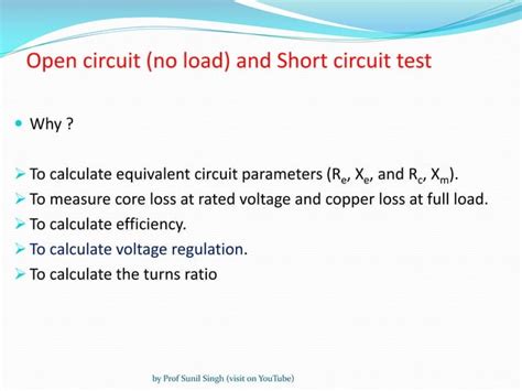 Transformer Open And Short Circuit Test PDF