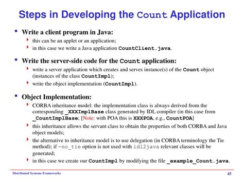 Ppt Corba Overview Developing Basic Corba Applications Powerpoint Presentation Id258099