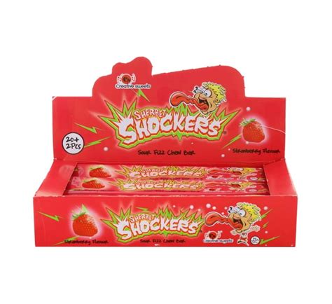 Buy Sherbet Shockers Sherbert Strawberry Sweets Pack Of 1 X 440g In