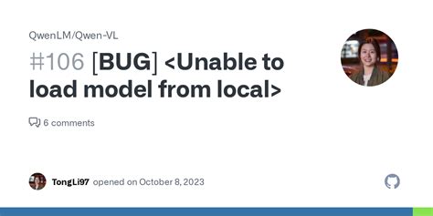 Bug · Issue 106 · Qwenlmqwen Vl · Github