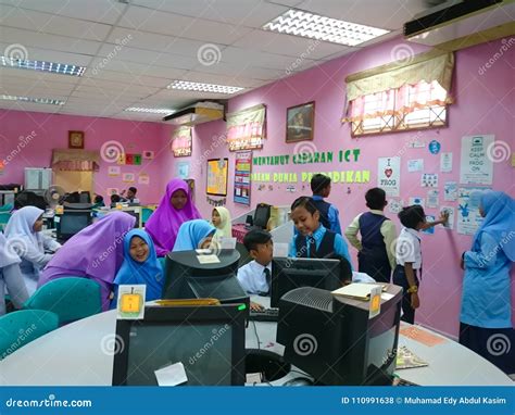 Classroom In Computer Laboratory Editorial Stock Photo Image Of Study