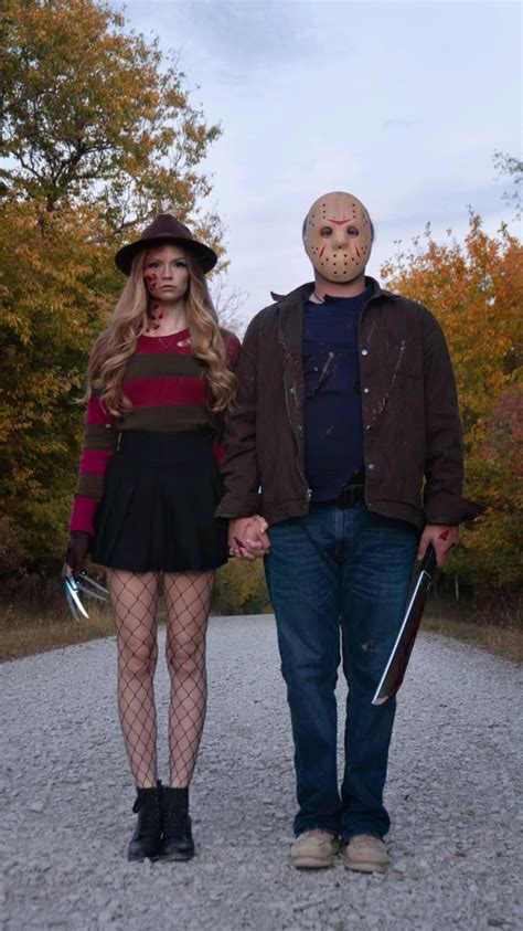 Halloween Couples Costume • Halloween • Halloween Photoshoot • Freddy Kruege Pretty Halloween