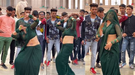 Desi Bhabhi Dance घघट म दस भभ क हहकर डस नशल अद न महफल म लग द आग