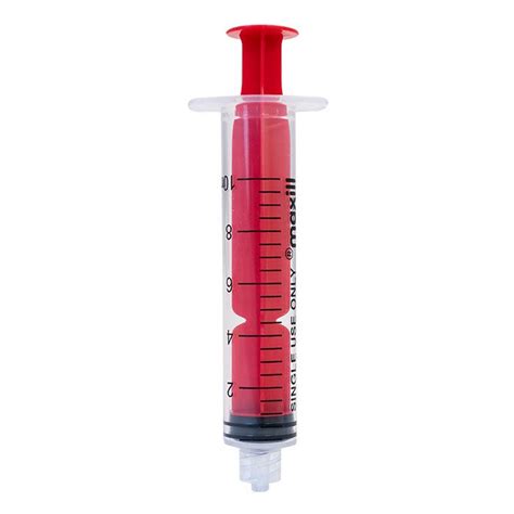 Ezee Id Luer Lock Coloured Syringes 10 Ml Maxill