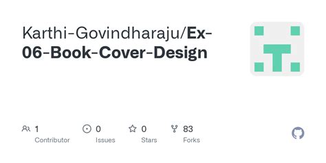 github karthi govindharaju ex 06 book cover design