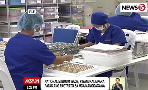 Labor Sector Pushes For Rationalized National Minimum Wage Structure