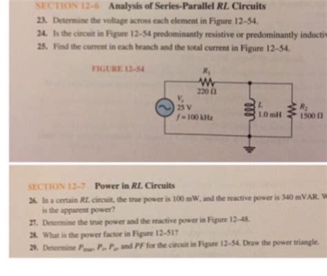 Solved Determine The Voltage Across Each Element In Figure Chegg