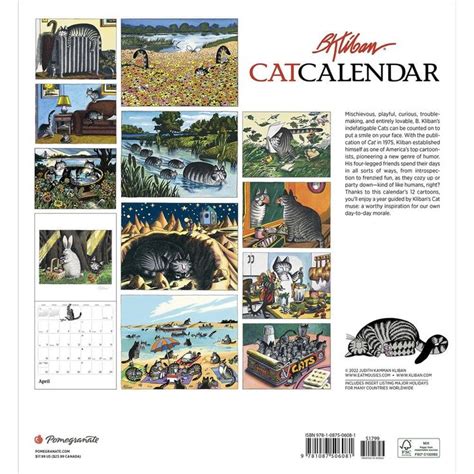 B Kliban Cat Calendar 2023 Printable Word Searches
