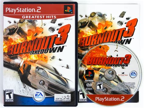 Burnout 3 Takedown [greatest Hits] Playstation 2 Ps2 Retro Mtl