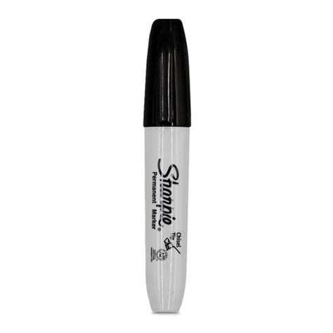 Plumón Permanente Sharpie Trazos Gruesos Punta Cincel Negro Office Depot Mexico