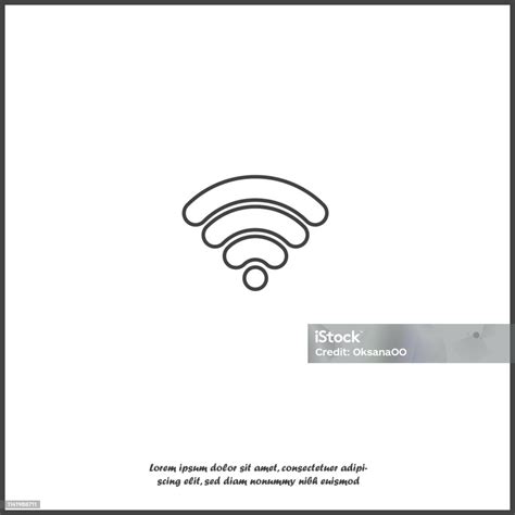 와이파이 벡터 아이콘입니다 흰색 절연 배경에 와이파이 로고 그림 0명에 대한 스톡 벡터 아트 및 기타 이미지 0명 Mp3 플레이어 개념 Istock