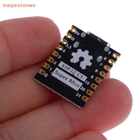Baipestonwe Placa De Desenvolvimento Tipo C Esp32 C3 16pin Mini Wifi Bt Módulo Risc V 32 Bit