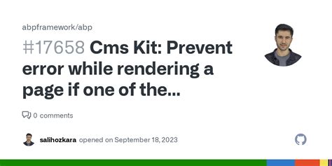Cms Kit Prevent Error While Rendering A Page If One Of The Widgets