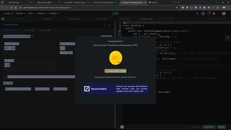 Arbaz Ansari On Linkedin Geekstreak2024 Deutschebank Coding Potd