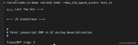 Nodejs V8引擎内存和垃圾回收器 Max Old Space Size Csdn博客