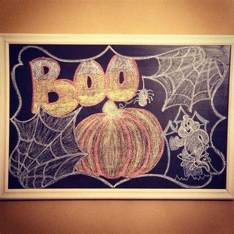 Chalkboard Art For Halloween At Albertha Janes Blog
