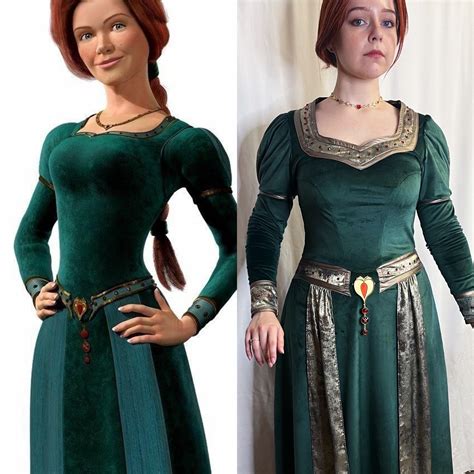 Fiona From Shrek 2 Cosplay Dress Princess Dress Fantasy Festival