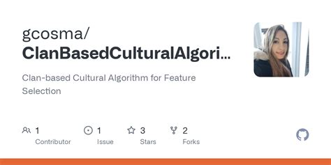 Github Gcosmaclanbasedculturalalgorithfs Clan Based Cultural