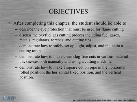 CHAPTER 7 Flame Cutting. - ppt download
