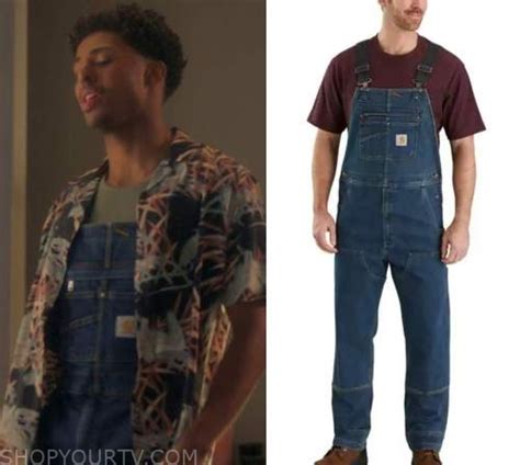 Grown Ish Season 4 Episode 10 Dougs Blue Denim Overalls Shop Your Tv
