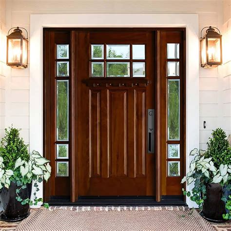 10 Craftsman Door With Side Lights Front Door Sidelights Pella