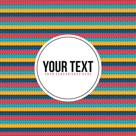 Premium Vector Lasso Rope Vector Pattern Background Template