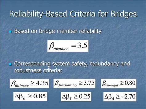 Ppt Reliability And Redundancy Analysis Of Structural Systems With