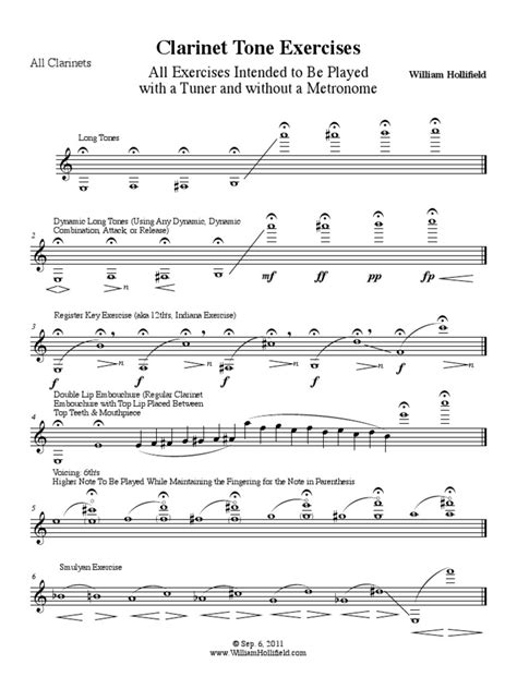 Clarinettoneexercises Clarinet In Bb Pdf