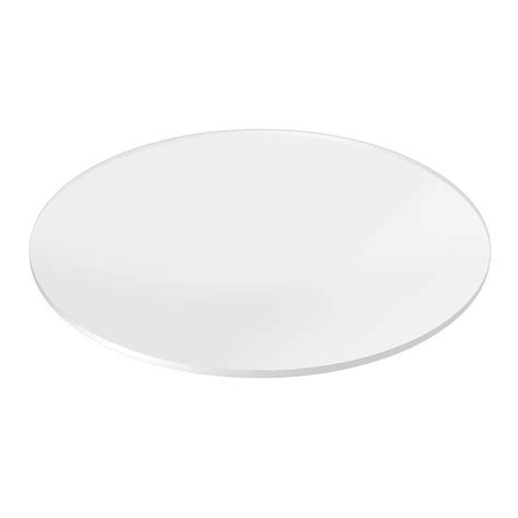 Latitude Run® Round Acrylic Sheet 47 Inch Diameter 14 Clear Plexiglass Sheet Round Cake