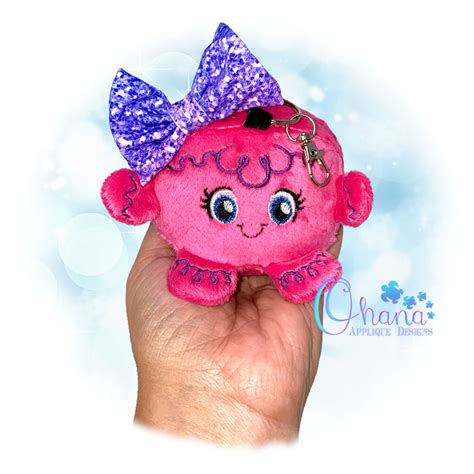 Ball Gingerbread Stuffie Embroidery Design Ohana Applique Designs