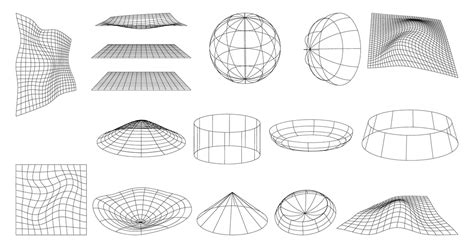 Cyber Neo Futuristic Grids 3d Mesh Objects Objects Ft Grids And Wire