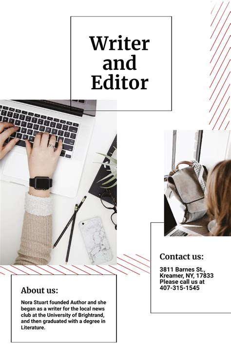 FREE Author Templates Examples Edit Online Download Template Net