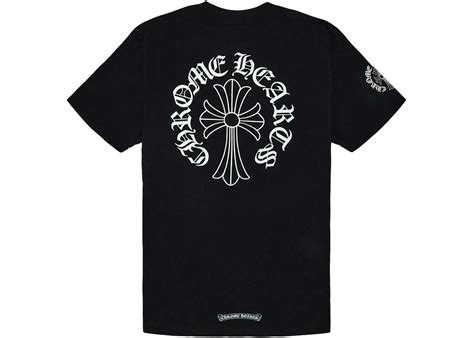 Chrome Hearts Neck Logo T Shirt Black