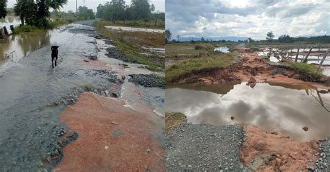 ជំនន់ទឹកភ្លៀងកក់ខែ បានបំផ្លាញកំណាត់ផ្លូវចំនួន ៤០ខ្សែ នៅស្រុក ក្រុងចំនួន៦ នៅខេត្តកំពង់ស្ពឺ Cnc News