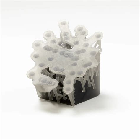 3d Printed Cube With Supports Institute Of Making