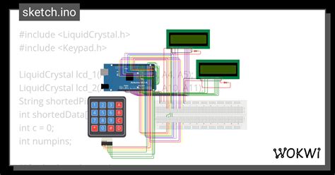 Keypad Logic Testing Wokwi Esp32 Stm32 Arduino Simulator