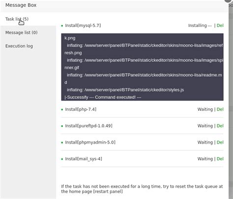 Mysql 57 Installation Stalls Aapanel Free Hosting Control Panel