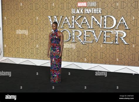 London Uk 3rd November 2022 Florence Kasumba At European Premiere Of Black Panther Wakanda