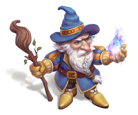 Artstation Dwarf Wizard Concept